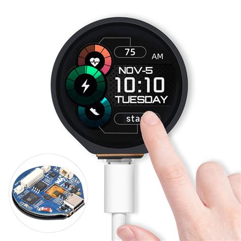 Amazon Com Waveshare ESP32 S3 Development Board With 1 28inch Round Touch LCD Compact Size