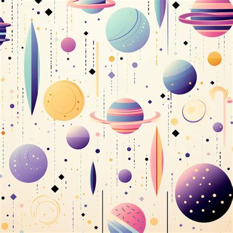 There Are Many Different Colored Objects On A White Background