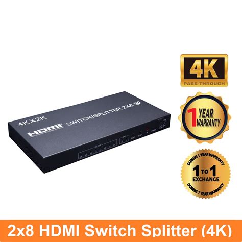 X HDMI K Switch Splitter K Shopee Malaysia