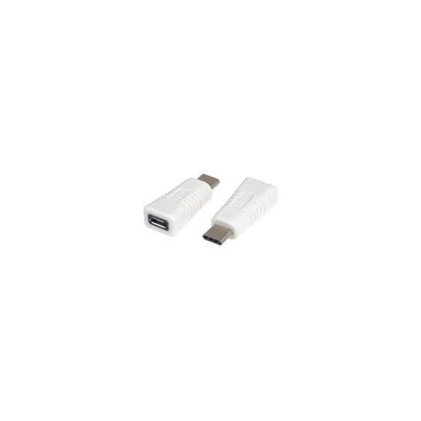 Premiumcord Adaptér Usb C Konektor Male Micro Usb 20female Bílá