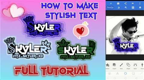 how to make stylish text in pixellab make text logo stylish text editing full tutorial