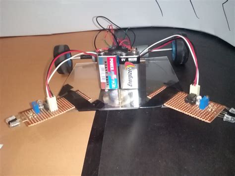 obstacle avoiding robot with ir sensors without microcontroller 6