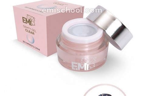 Gemty Clear 5 Ml Gēls Bez Lipīgā Slāņa Dizainam Emischool