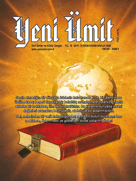 Yeni Umit Dergisi 74 2006 4 Pdf