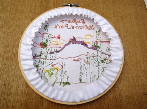 How To Finish An Embroidery Hoop Wandering Threads Embroidery