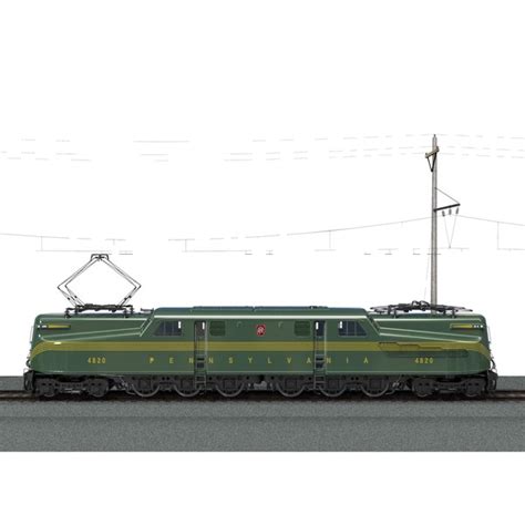 Gg1 Electric Locomotive 3d Model