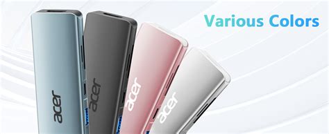 Acer Usb C Hub 7 In 1 Usb C To Hdmi Splitter 2 Usb 3 1 Gen1 And 5gbps Type C Data