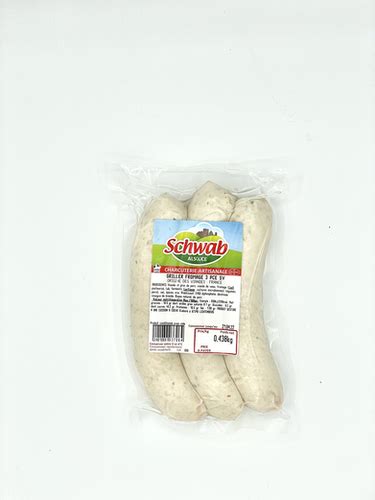 Saucisse à Griller Fromage Boucherie Schwab
