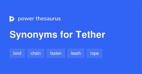 Tether Synonyms 871 Similar Words And Phrases