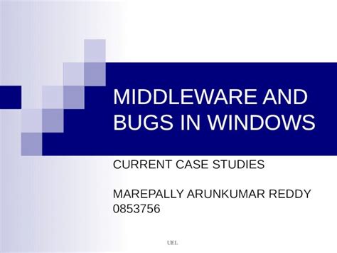 Ppt Middleware And Bugs In Windows Dokumen Tips