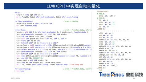 RISC-V Vector 自动向量化及在 llvm 中的实现 | Terapines