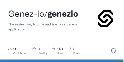 github genez io genezio the easiest way to write and host a
