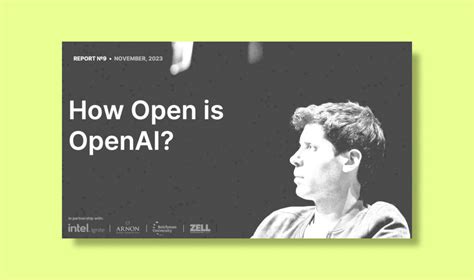 How Open Is Openai Startup Snapshot