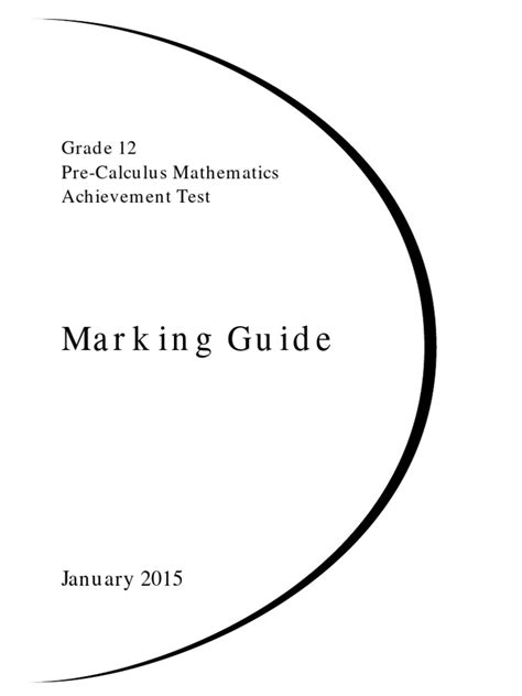 marking guide pdf logarithm function mathematics