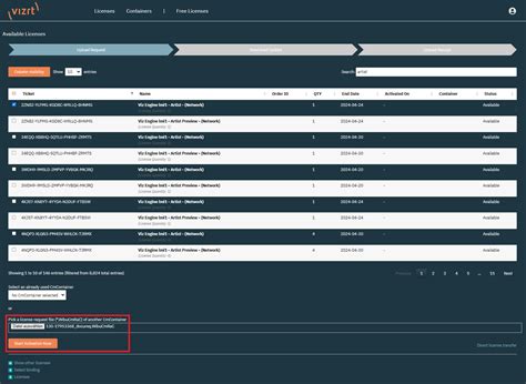 offline license activation