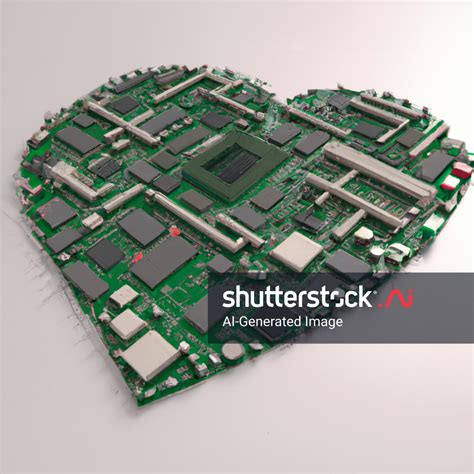 Cute Isometric 3d Image Electronic Motherboard Ai Generated Image