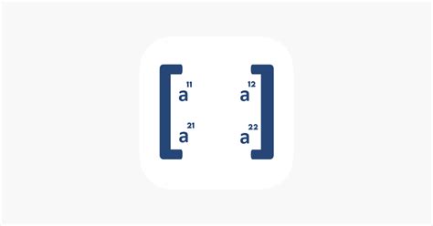 ‎matrix Calculator Solver On The App Store