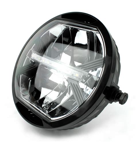 Reflektor Lampa LED Motocykl Homologacja Czarny 5905220804092 Za Z