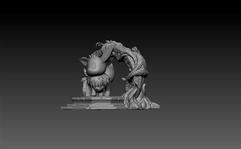 Pokemon Eevee Diorama 3d Model 3d Printable Cgtrader