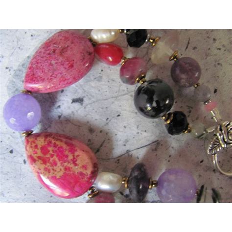 Chunky Multi Strand Beaded Bracelet
