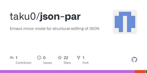 json par emacs minor mode for structural editing of json r planetemacs