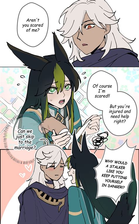 Tighnari And Cyno Genshin Impact Drawn By Kochi003s Danbooru