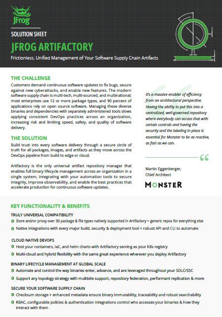 JFrog For Government Carahsoft