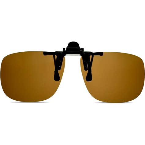 Polarized Unisex Clip On Flip Up Sunglasses Over Prescription And