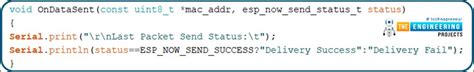 ESP NOW Protocol With ESP And ESP The Engineering Projects