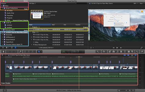 final cut pro x getting started with library management and