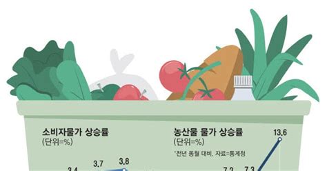 물가상승 넉달만에 둔화농산물값은 불안