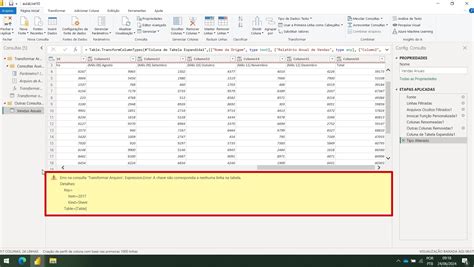 Erro Ao Combinar Arquivos Power Query Power Query E Linguagem M