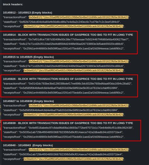 Unable To Call Debugtraceblockbyhash Due A Transaction With Gasprice