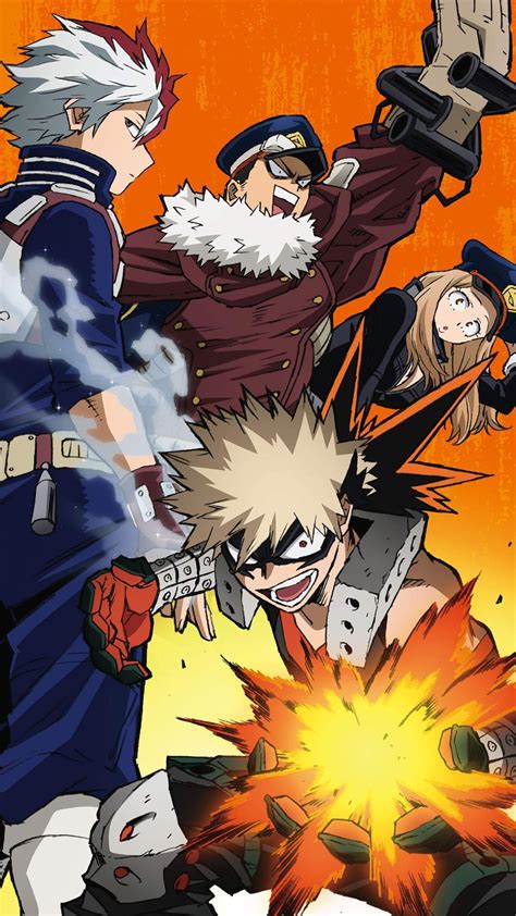 僕のヒーローアカデミア フルhd1080×1920スマホ壁紙待受 轟焦凍爆豪勝己夜嵐イナサ現見ケミィ アニメ スマホ用画像180826