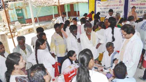 Nss Unit Holds Free Health Camp For Villagers Star Of Mysore