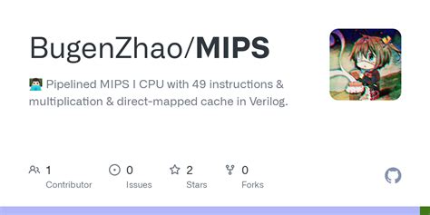 Github Bugenzhaomips 👨🏻‍💻 Pipelined Mips I Cpu With 49 Instructions And Multiplication
