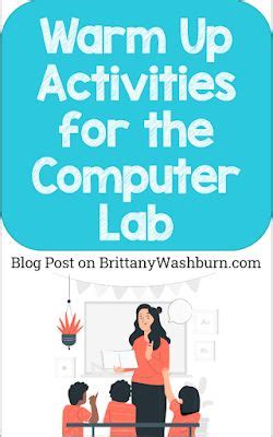 Warm Up Activities For The Computer Lab Computer Lab Elementary Computer Lab Computer Literacy
