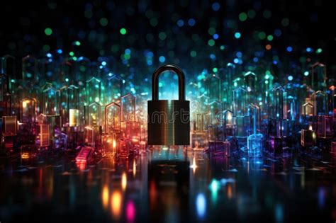 Cybersecurity And Privacy Concept Of Data Protection Secure Encryption Technology Generative