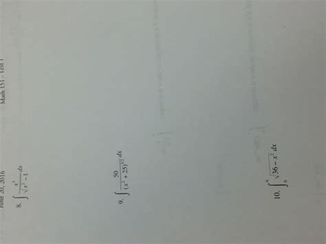 solved integral x 3 squareroot x 2 1 integral 50 x 2