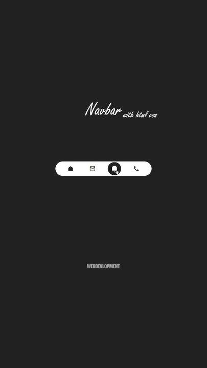 navbar webdevelopment html css javascript shorts youtubeshorts