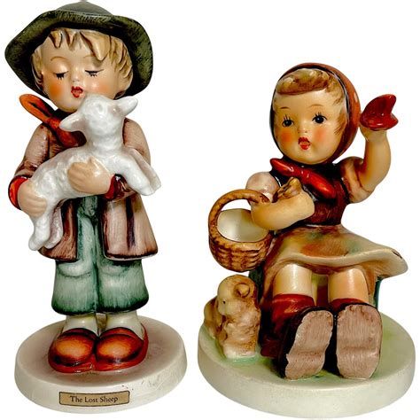 Blazing Auctions 1960s Goebel Hummels The Lost Sheep And Farewell