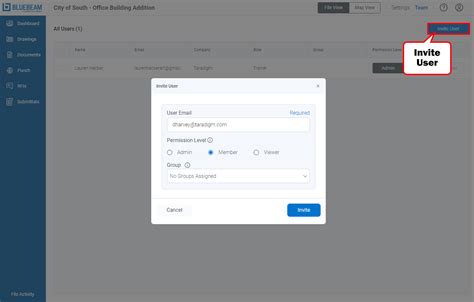 How To Use Bluebeam Cloud Taradigm