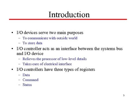 Design Of Microprocessor Based Systems I O System Design