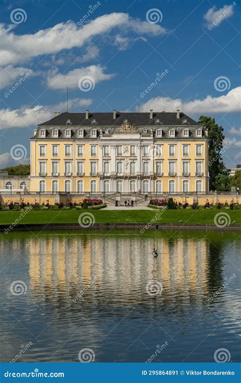 The Augustusburg Palace Bruhl Germany On Sunny Summer Day Editorial