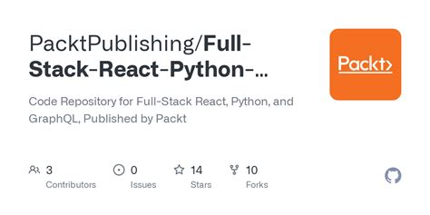 Github Packtpublishingfull Stack React Python And Graphql Code