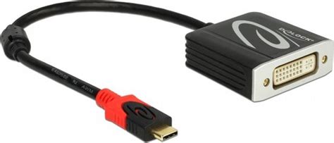 Premium Usb C Naar Dvi Adapter Met Dp Alt Mode 1920 X 1200 Zwart