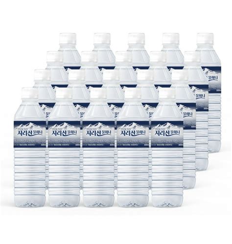 지리산 물하나 500ml 40병 생수 티몬