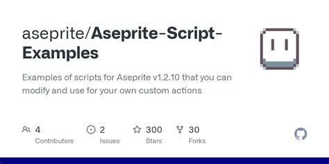 Github Asepriteaseprite Script Examples Examples Of Scripts For Aseprite V1210 That You