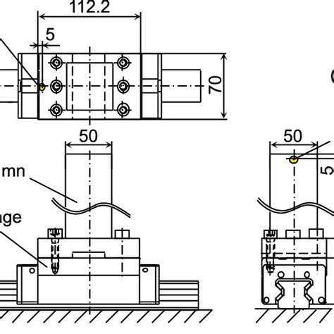 Schematic Illustration Of Test Linear Rolling Guideway And Column Download Scientific Diagram