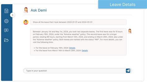 Ask HR Conversational Interface For HRIS Chatbot